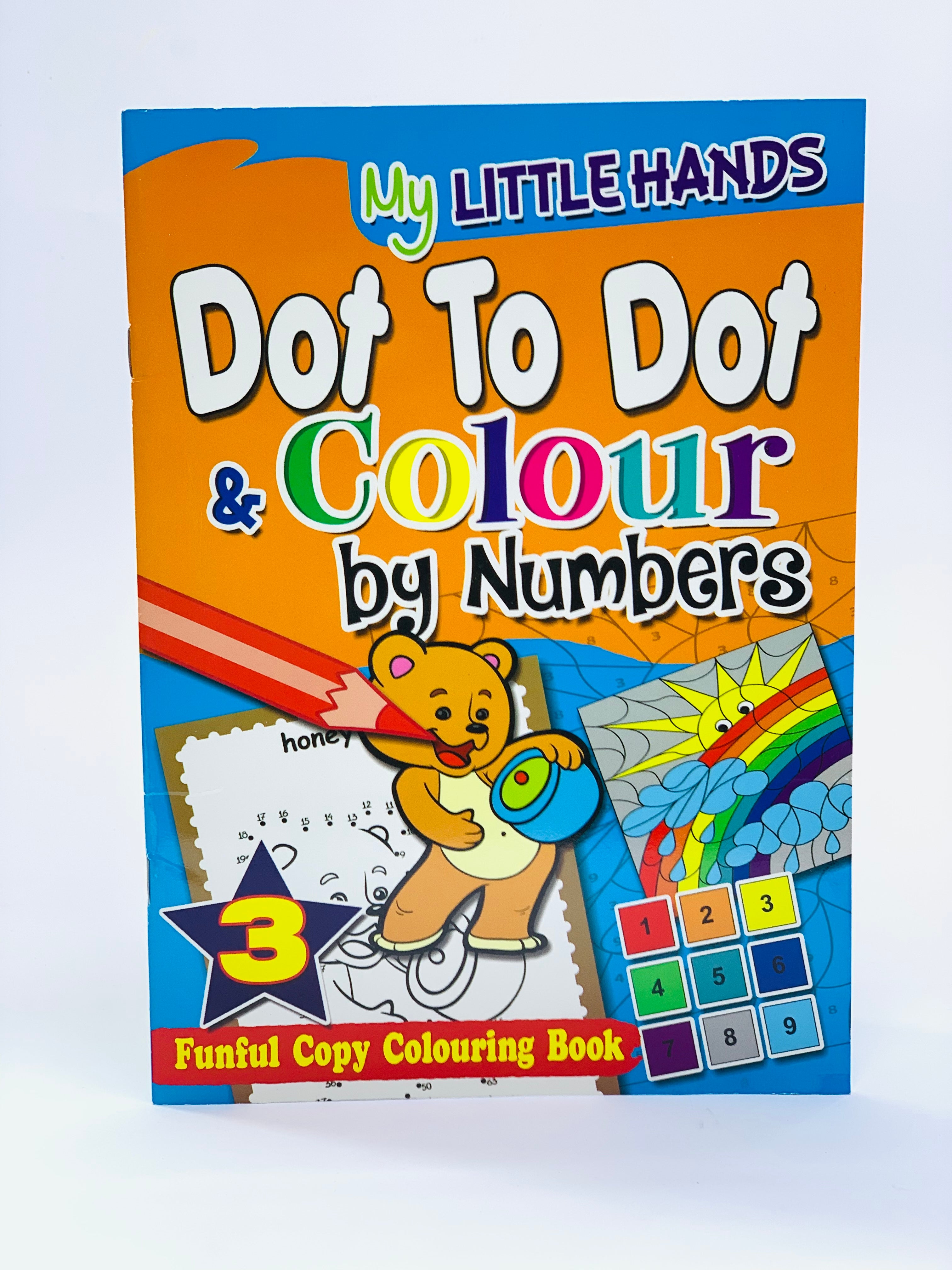 MY LITTLE HANDS DOT TO DOT & COLOUR BYB NUMBERS – AL NAHAR STATIONERY