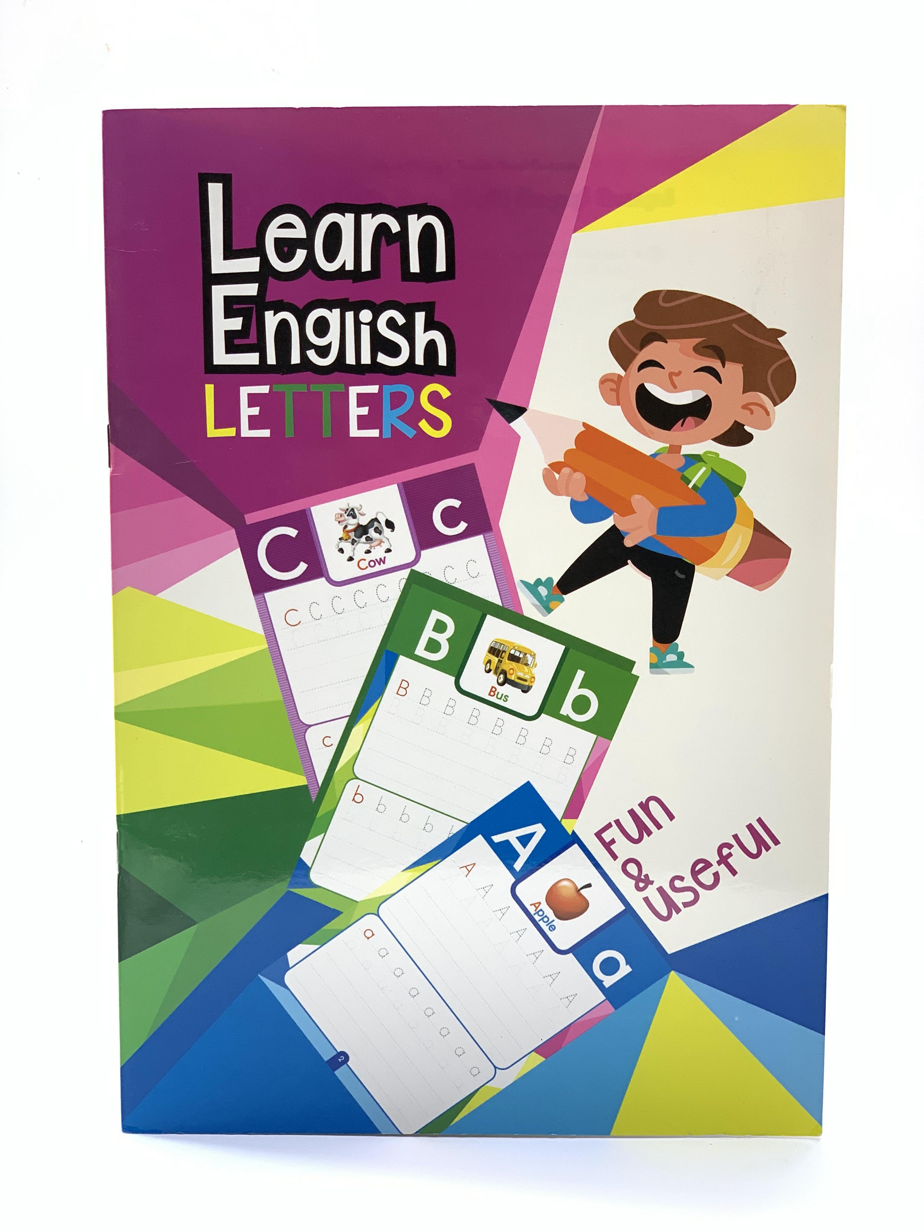 LEARN ENGLISH LETTERS BOOK – AL NAHAR STATIONERY