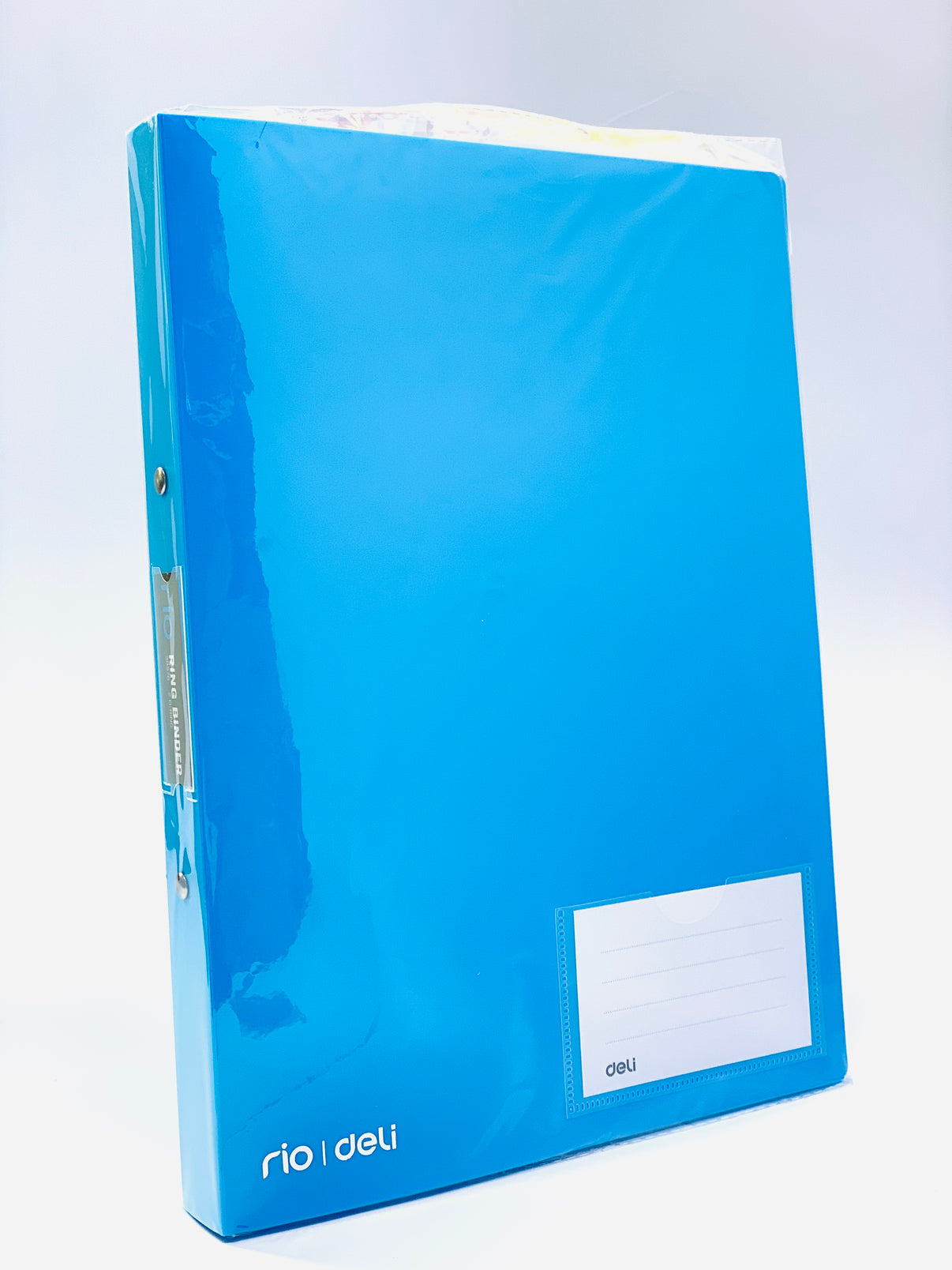 A4 DELI 2 RING BINDER FILE BLUE – AL NAHAR STATIONERY