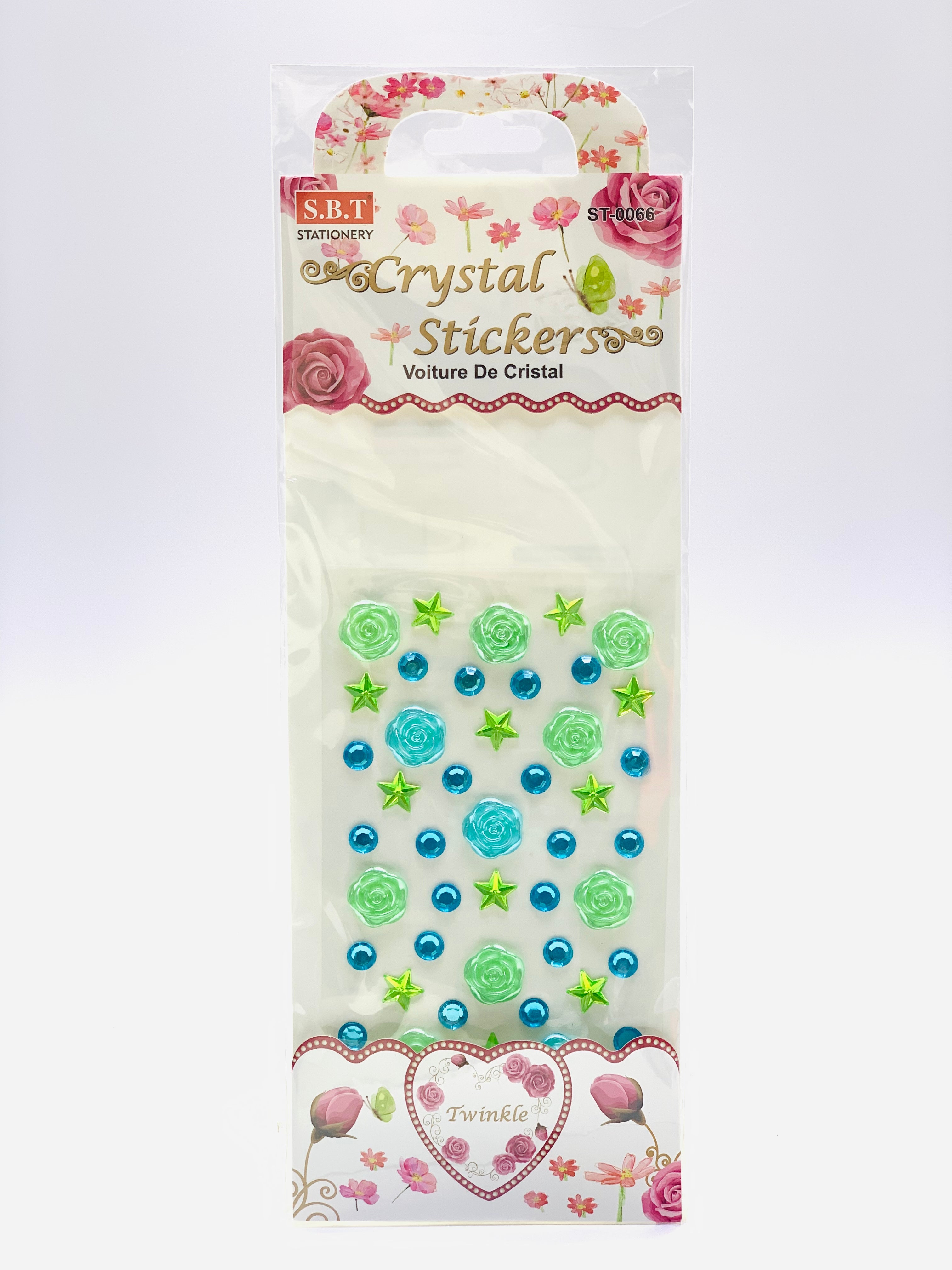 SBT FLOWER STAR CRYSTAL STICKER – AL NAHAR STATIONERY