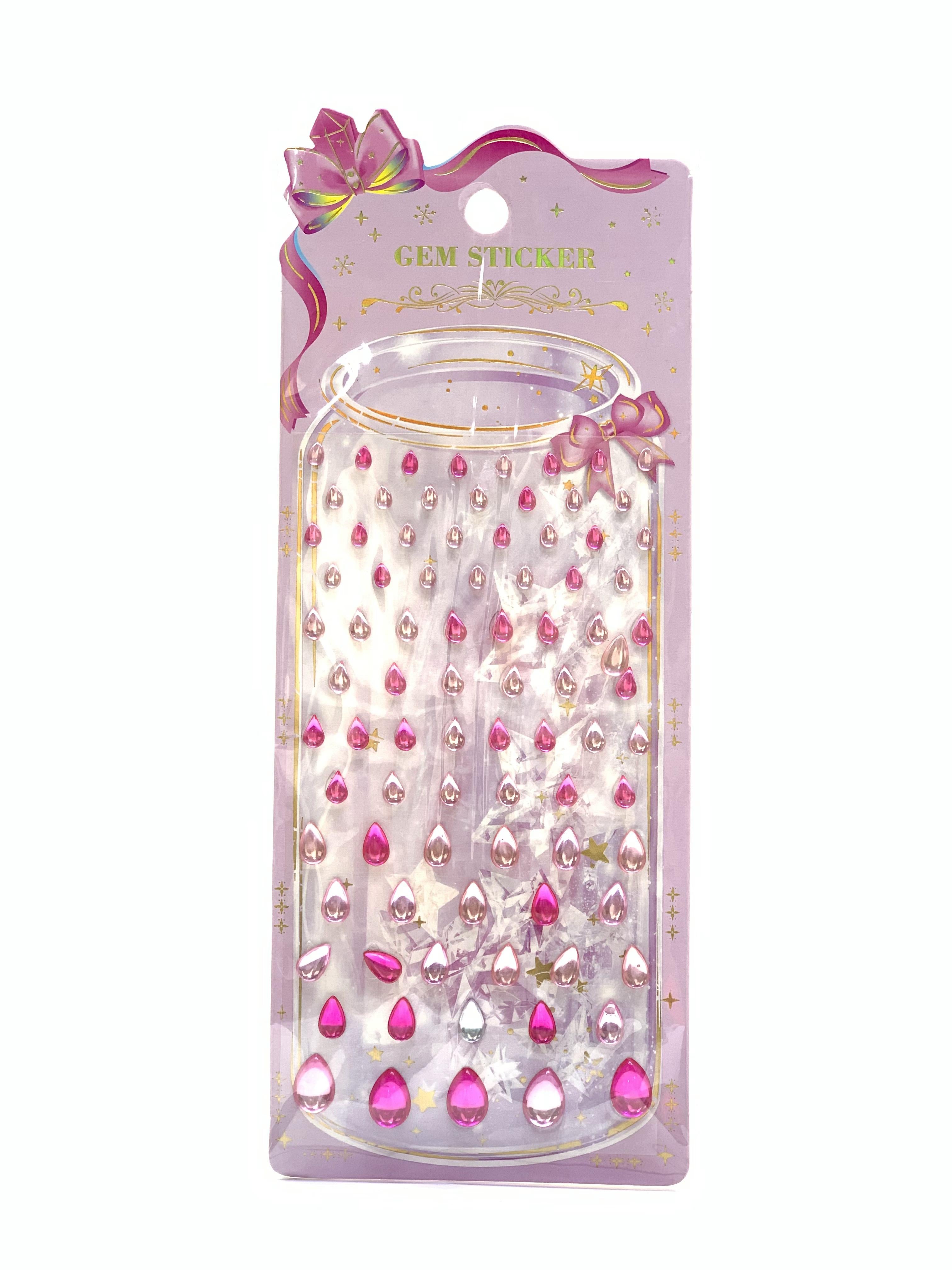 PINK GEM STICKER STONE – AL NAHAR STATIONERY