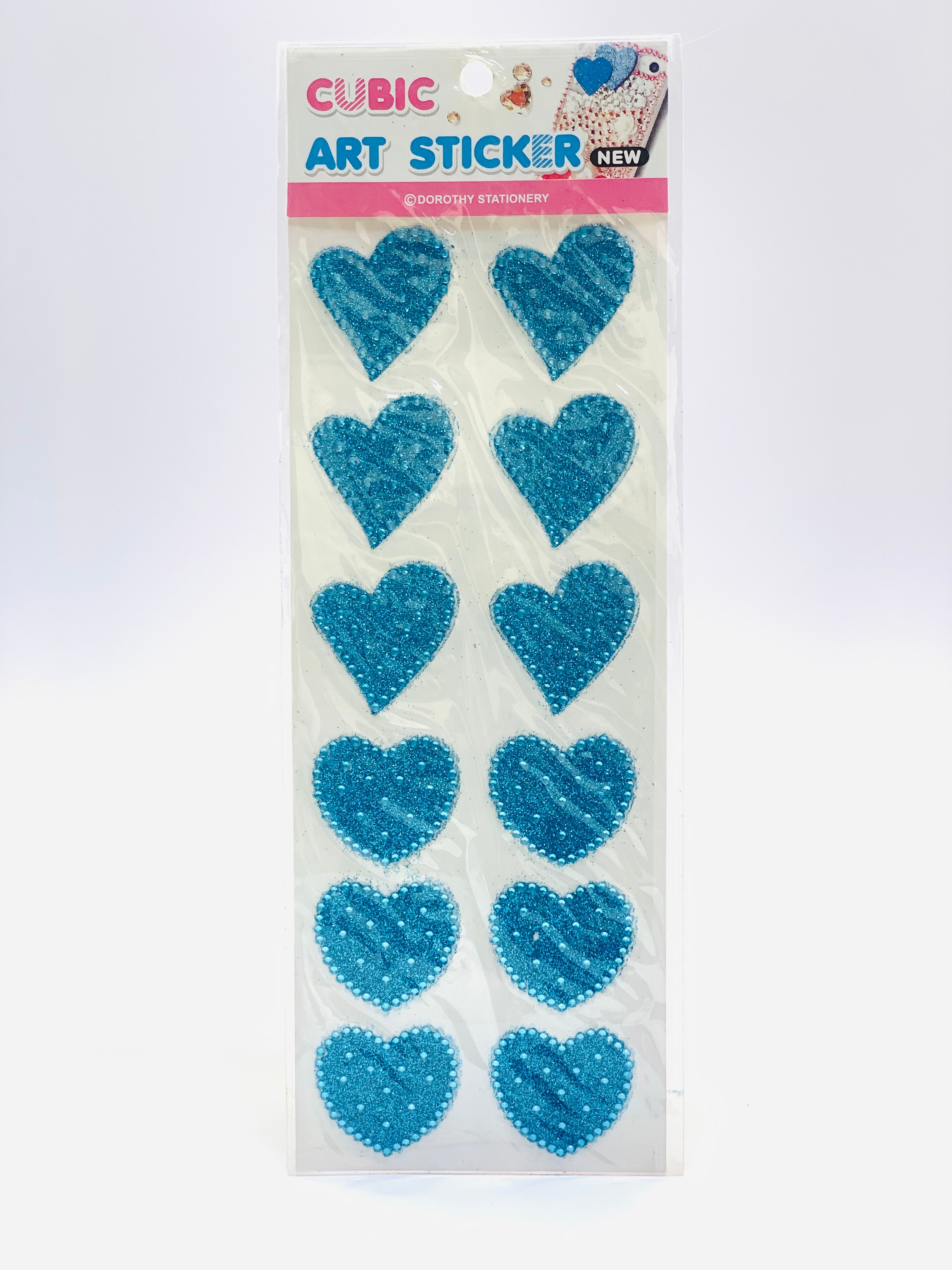 CUBIC ART LIGHT BLUE STICKER – AL NAHAR STATIONERY