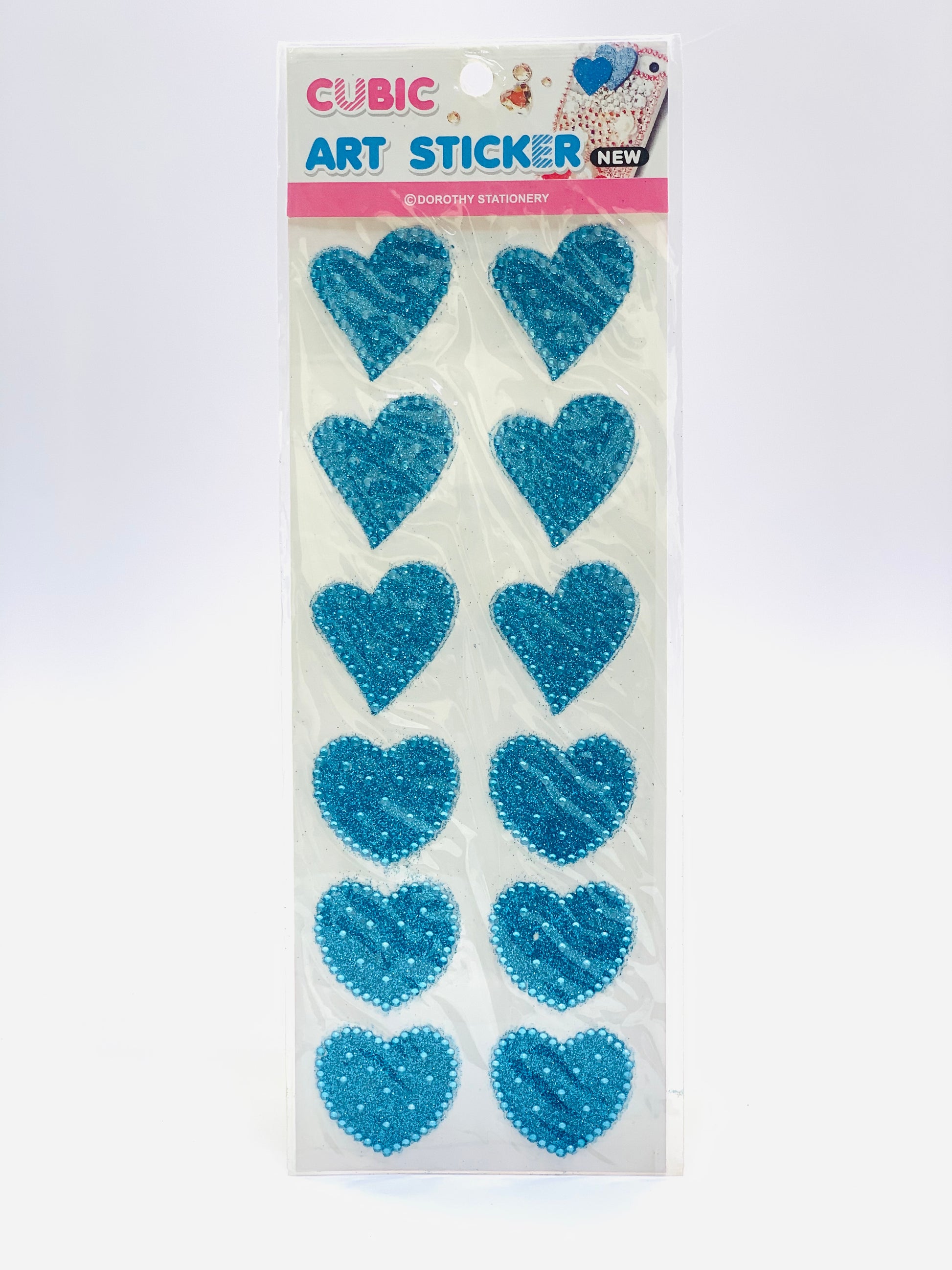 CUBIC ART LIGHT BLUE STICKER – AL NAHAR STATIONERY