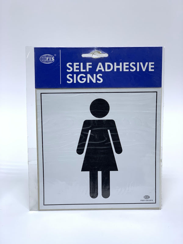 SELF ADHESIVE SIGNS WOMEN BOARD STICKER – AL NAHAR STATIONERY