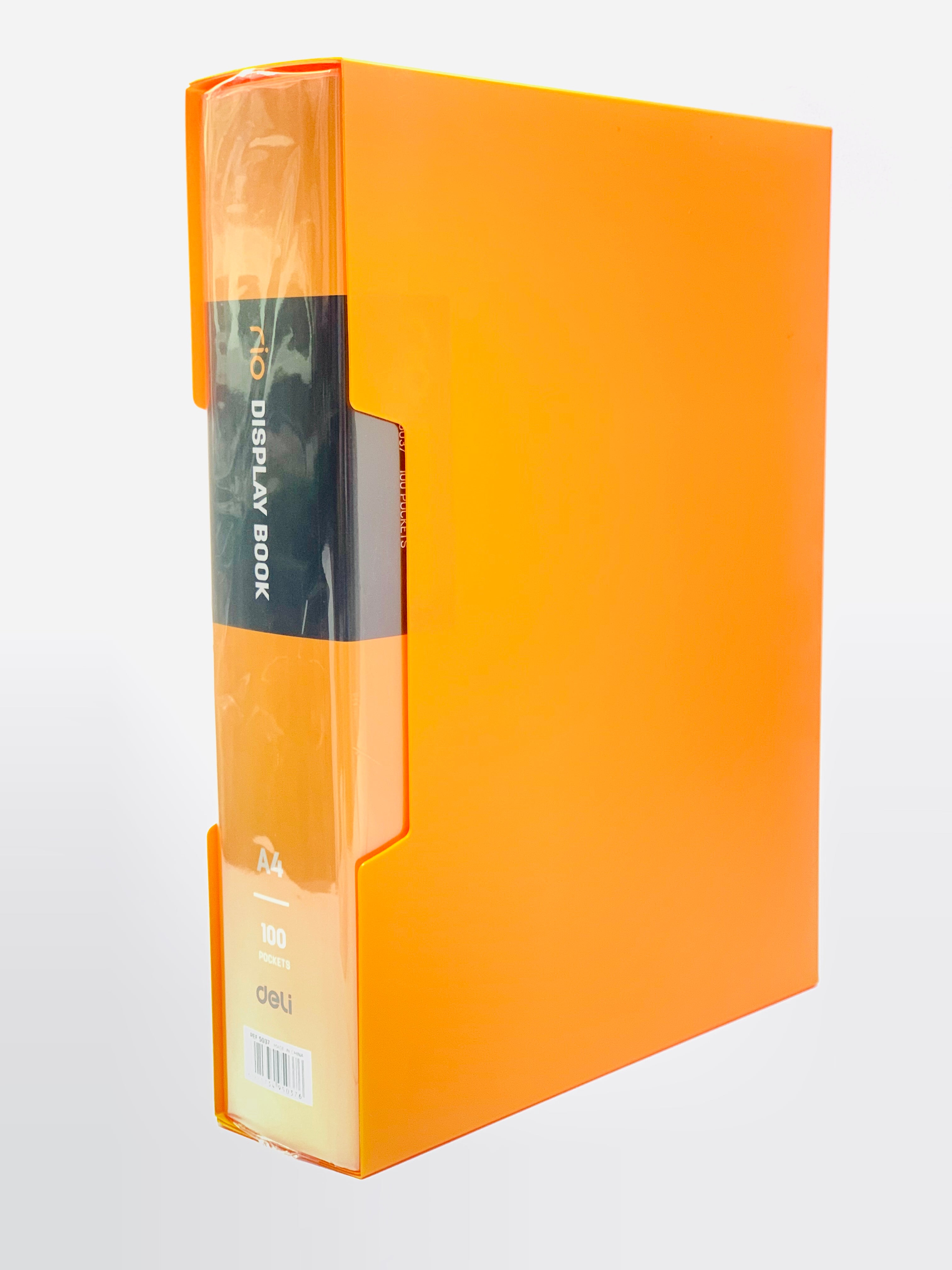DELI CLEAR VIEW DISPLAY BOOK 100 POCKET – AL NAHAR STATIONERY