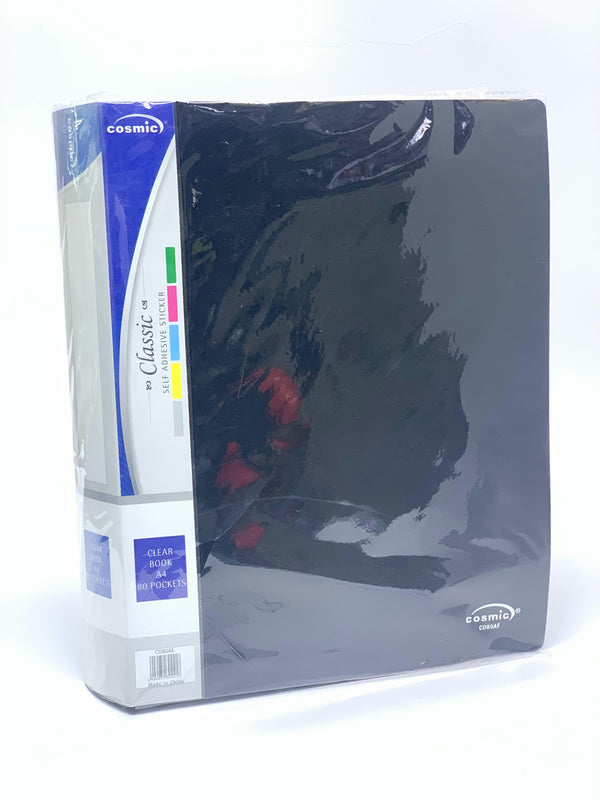 CLASSIC CLEAR VIEW DISPLAY BOOK 80 POCKET – AL NAHAR STATIONERY