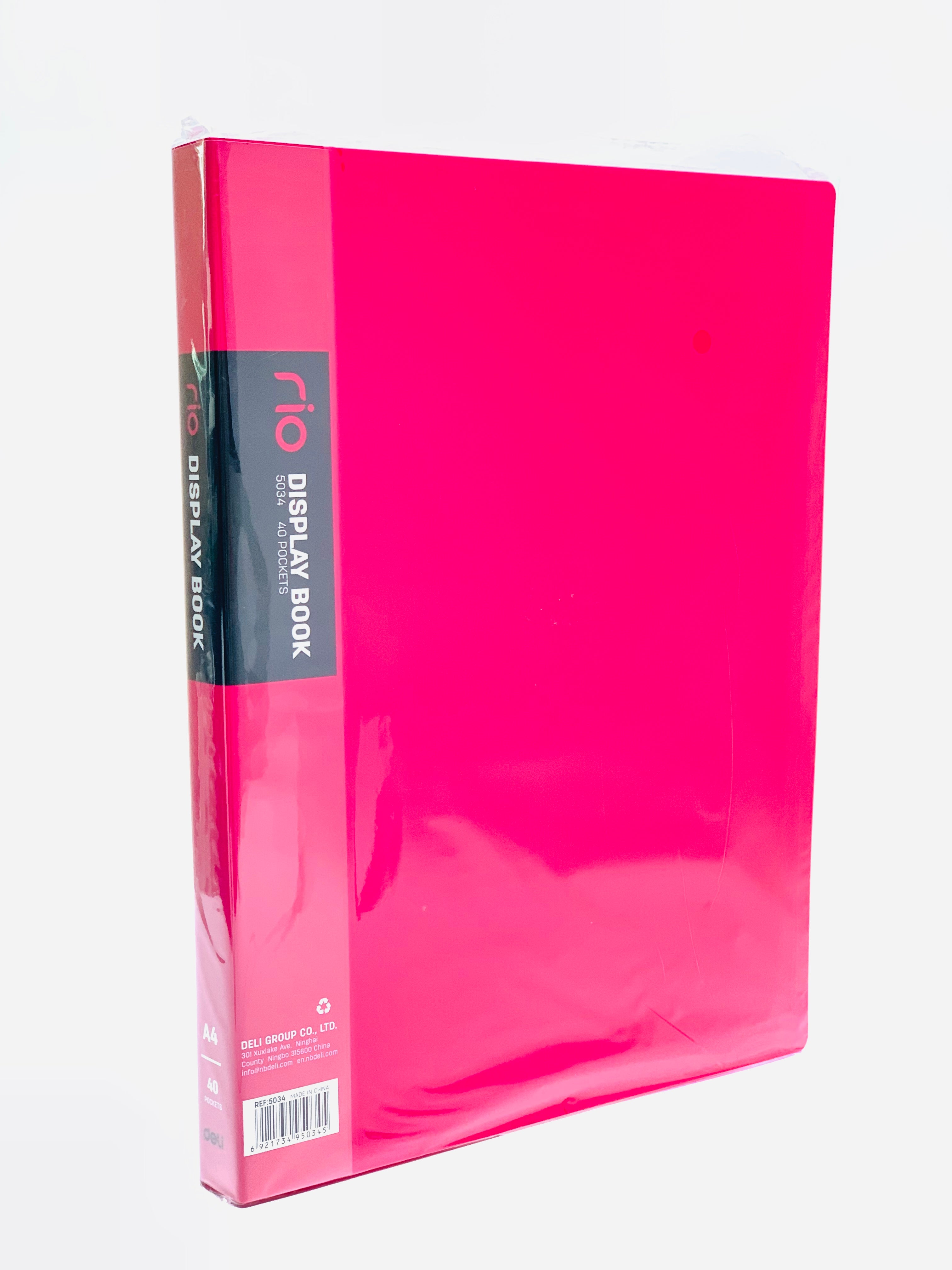 DELI CLEAR VIEW DISPLAY BOOK 60 POCKET – AL NAHAR STATIONERY