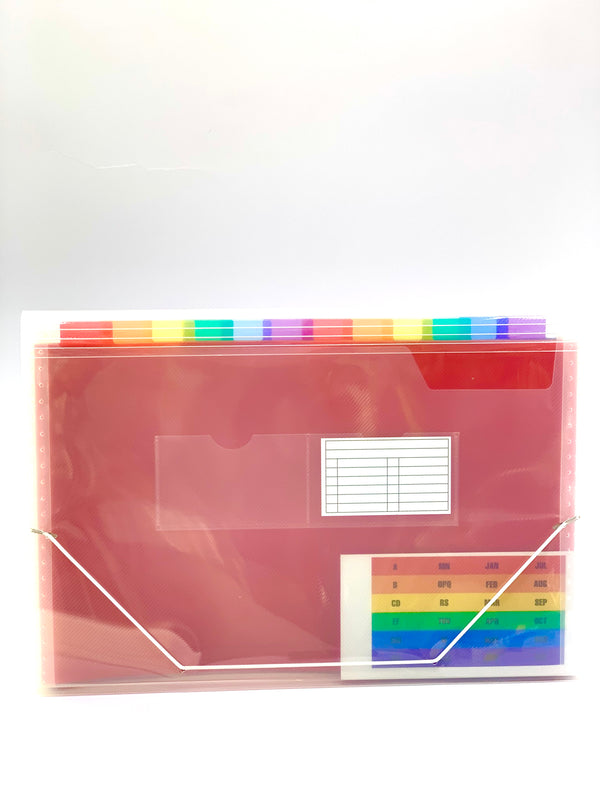 Large Capacity Expanding File Folder, Plastic Expanding Accordion Fold ...