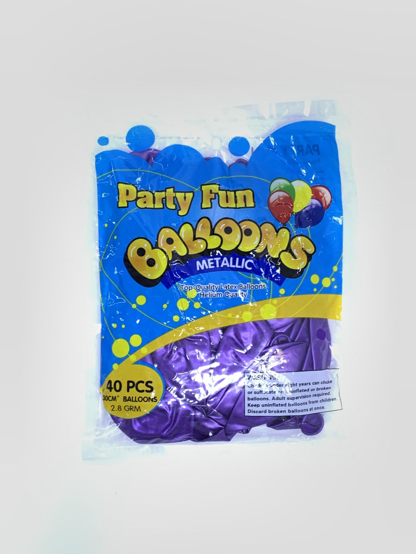 PARTY FUN BALLOONS PURPLE 40 PCS – AL NAHAR STATIONERY