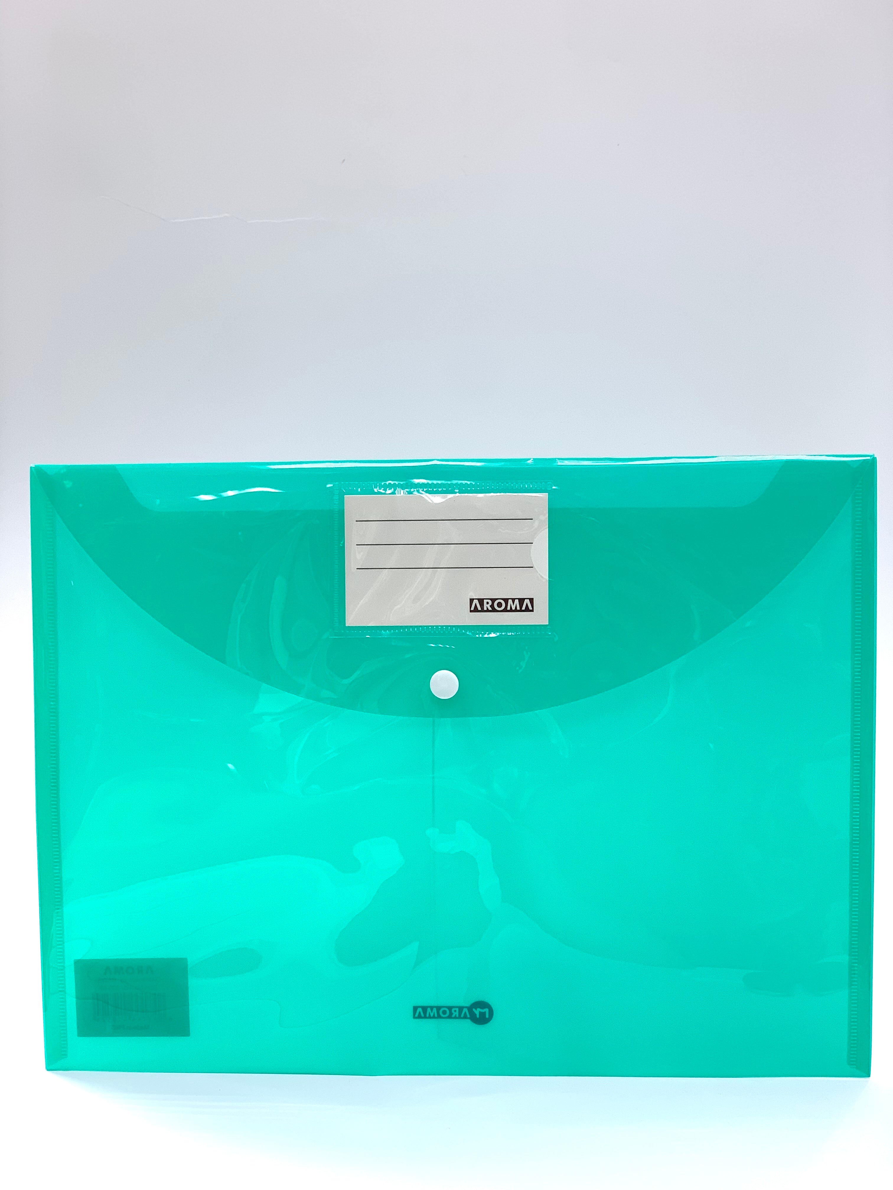 AROMA Waterproof Transparent Project Envelope Folder, A4 Letter Size G ...