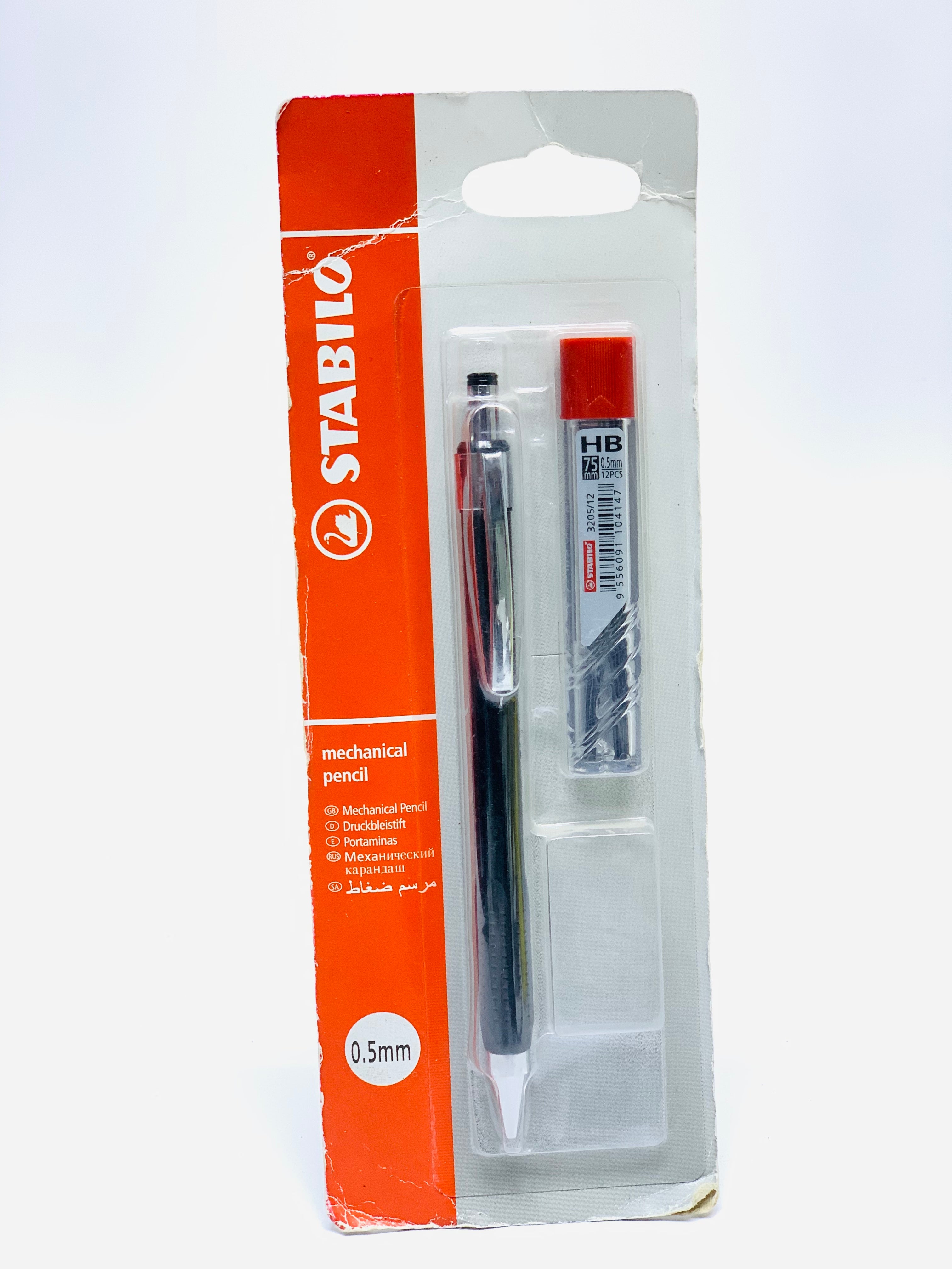 STABILO MECHANICAL PENCIL 0.5 WITH LEAD – AL NAHAR STATIONERY