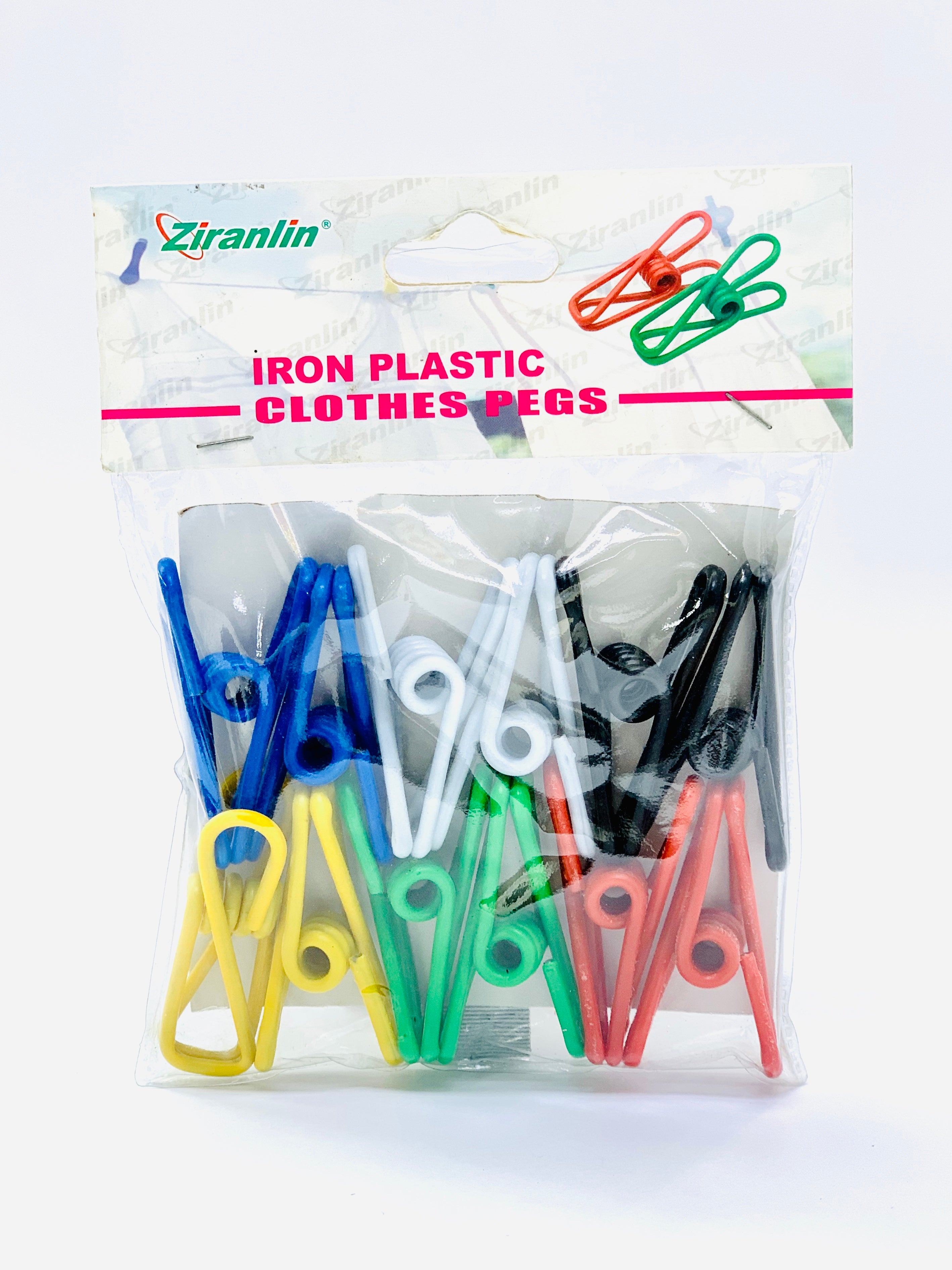IRON PLASTIC CLOTHES PEGS – AL NAHAR STATIONERY