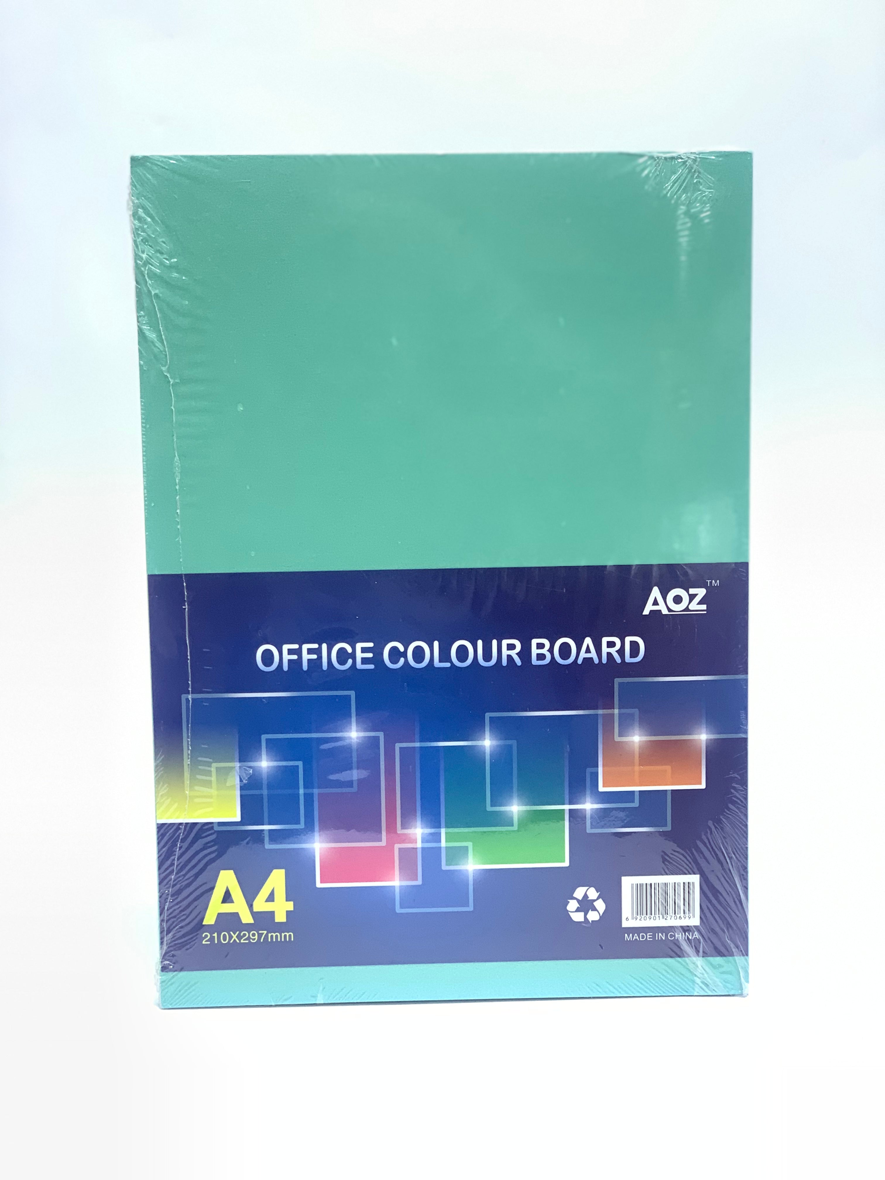 OFFICE COLOUR BOARD A4 (100 SHEETS )240 GSM – AL NAHAR STATIONERY