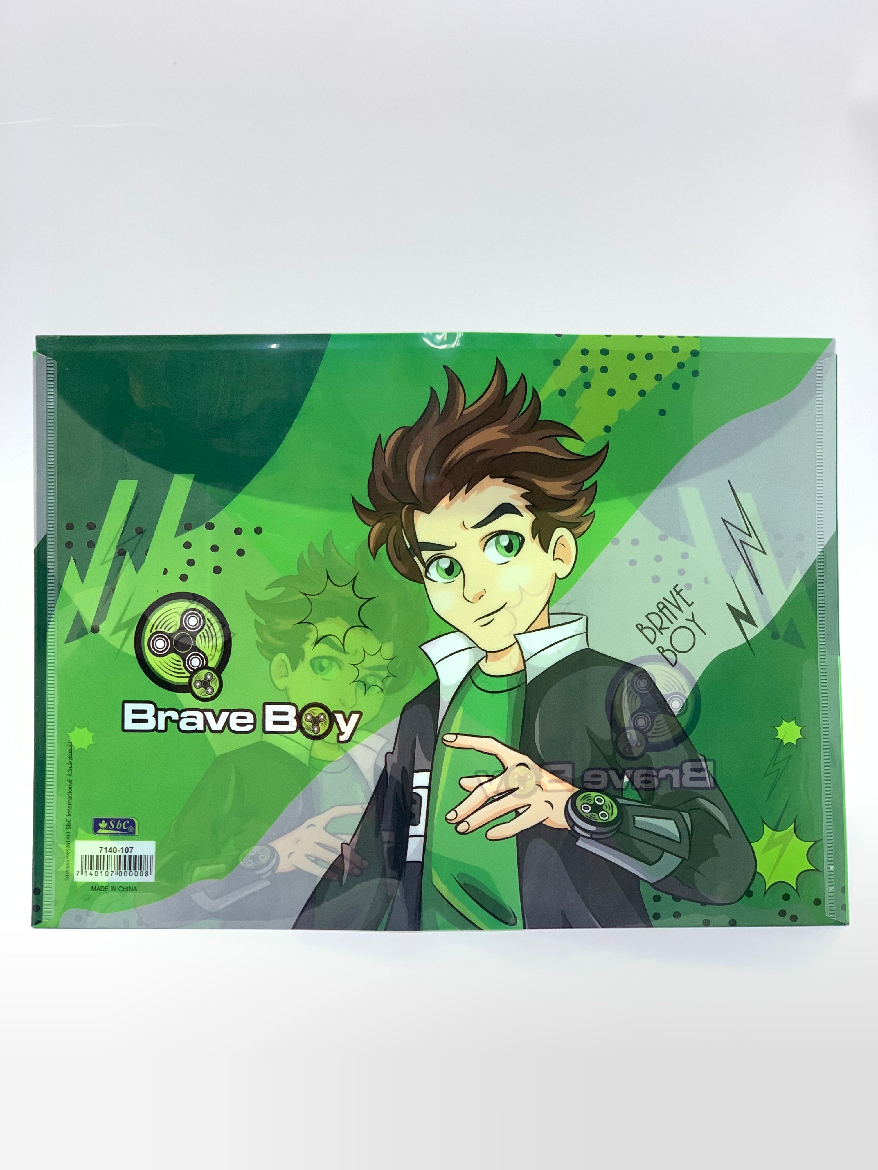 PLASTIC FILE ENVELOPE BEN TEN DESIGN COVER – AL NAHAR STATIONERY