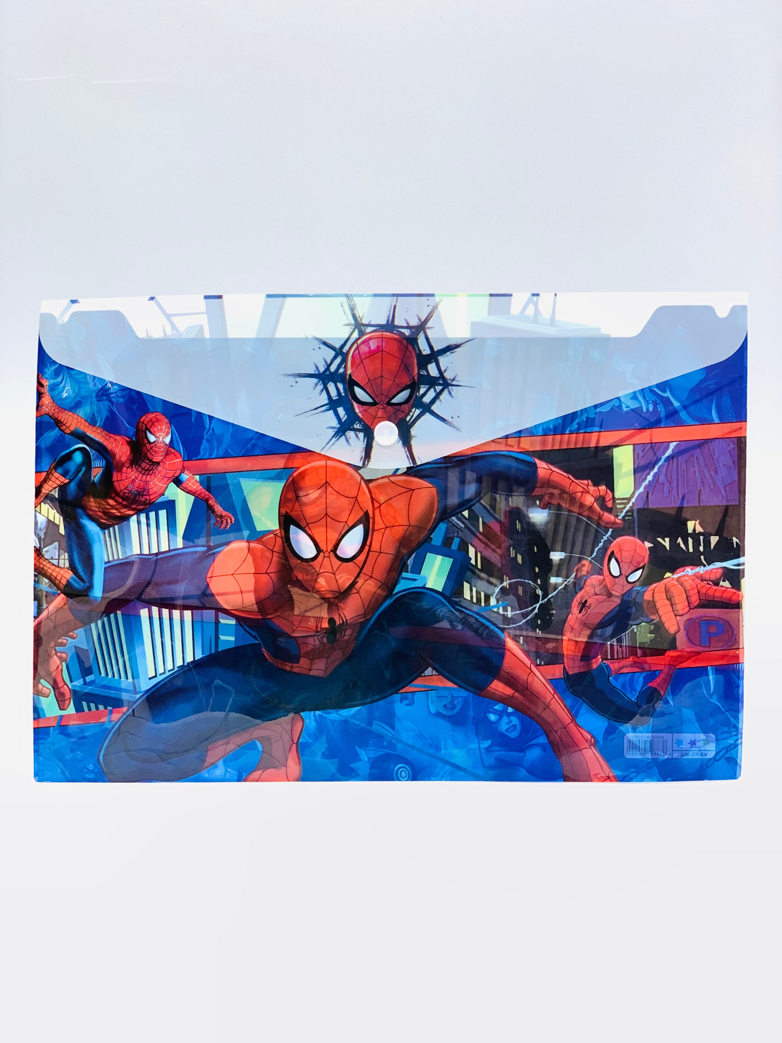 PLASTIC FILE ENVELOPE SPIDER MAN DESIGN COVER – AL NAHAR STATIONERY