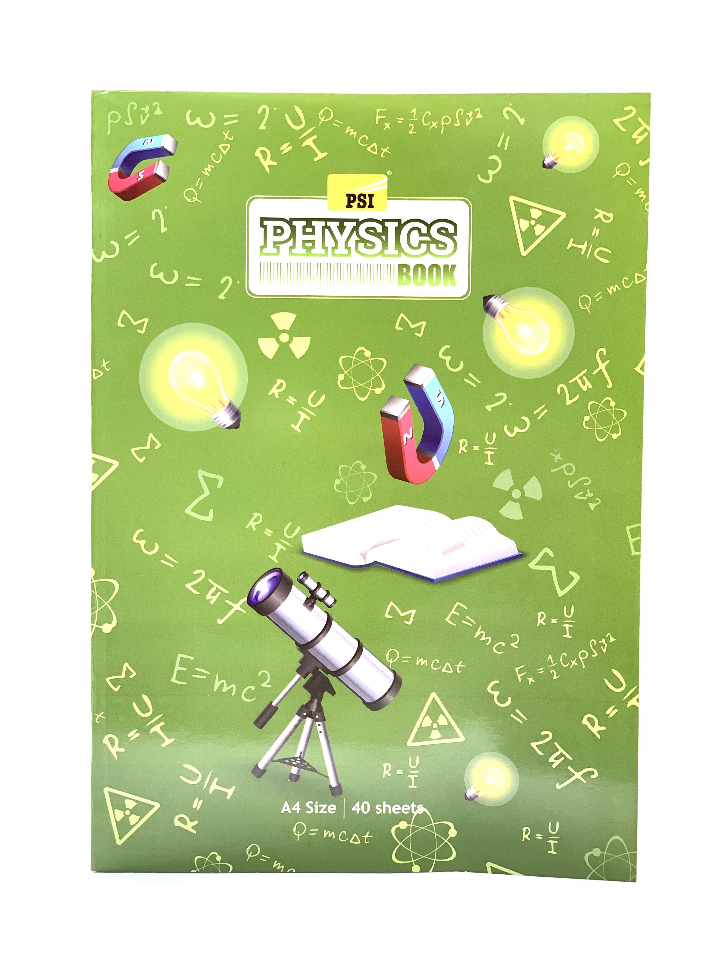 PSI PHYSIC BOOK A4 40 SHEETS – AL NAHAR STATIONERY