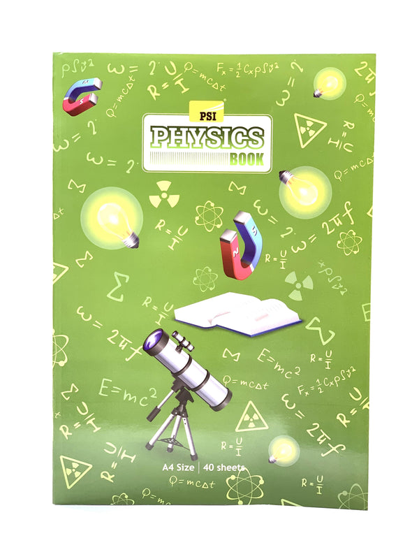 PSI PHYSIC BOOK A4 40 SHEETS – AL NAHAR STATIONERY