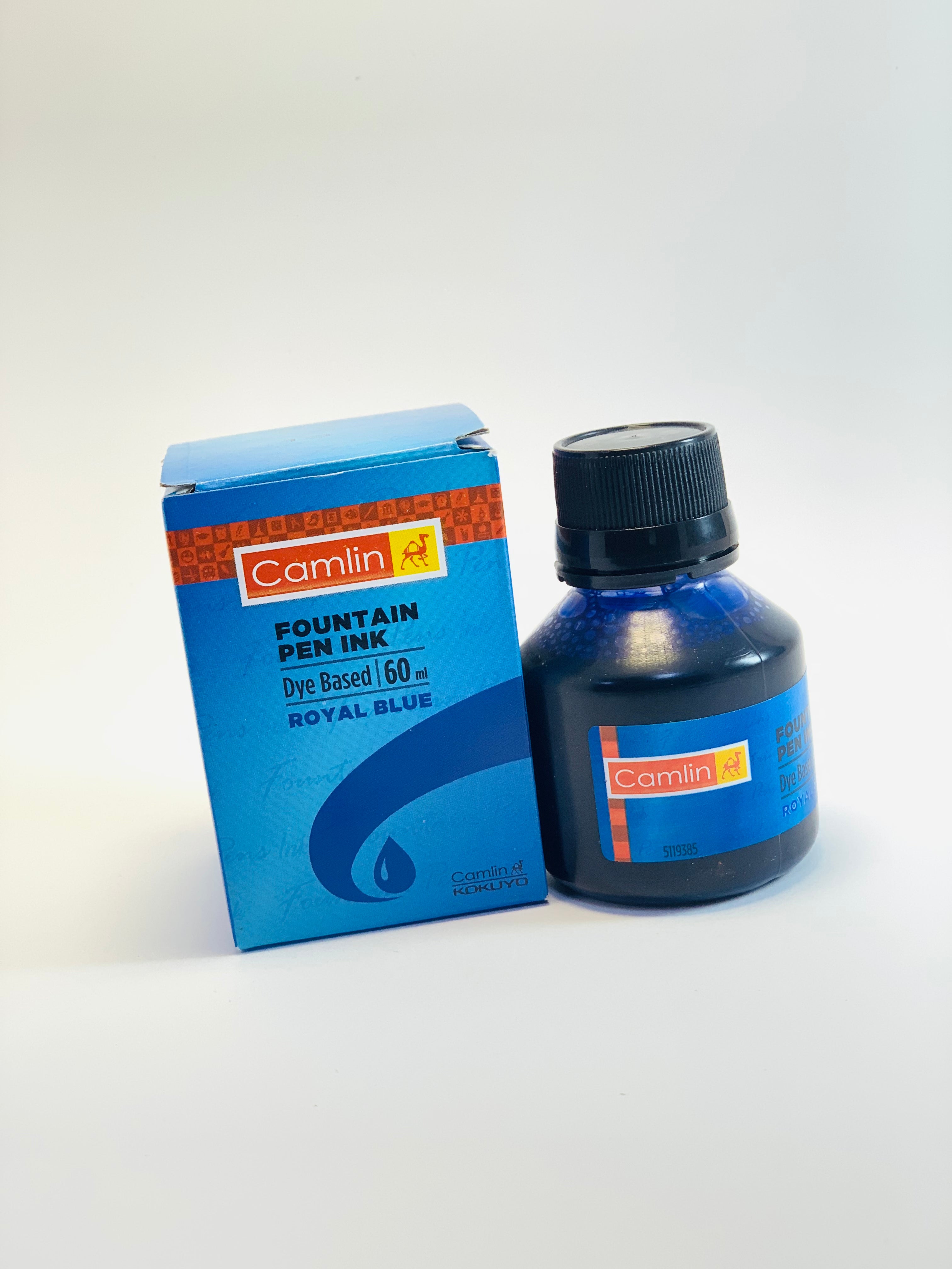 Camlin Fountain Ink Blue 60 ml – AL NAHAR STATIONERY