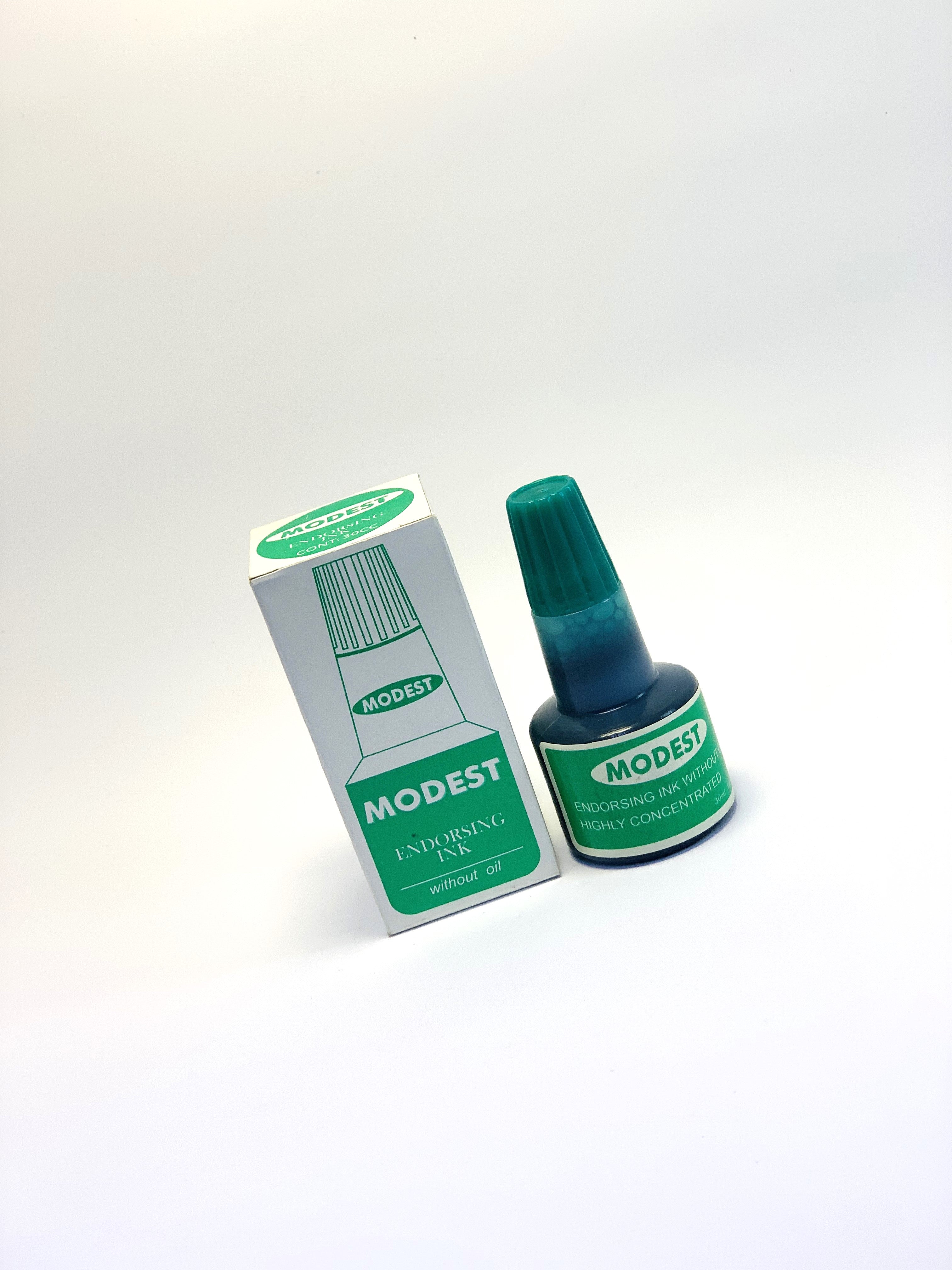 Modest Stamp Pad Ink green – AL NAHAR STATIONERY