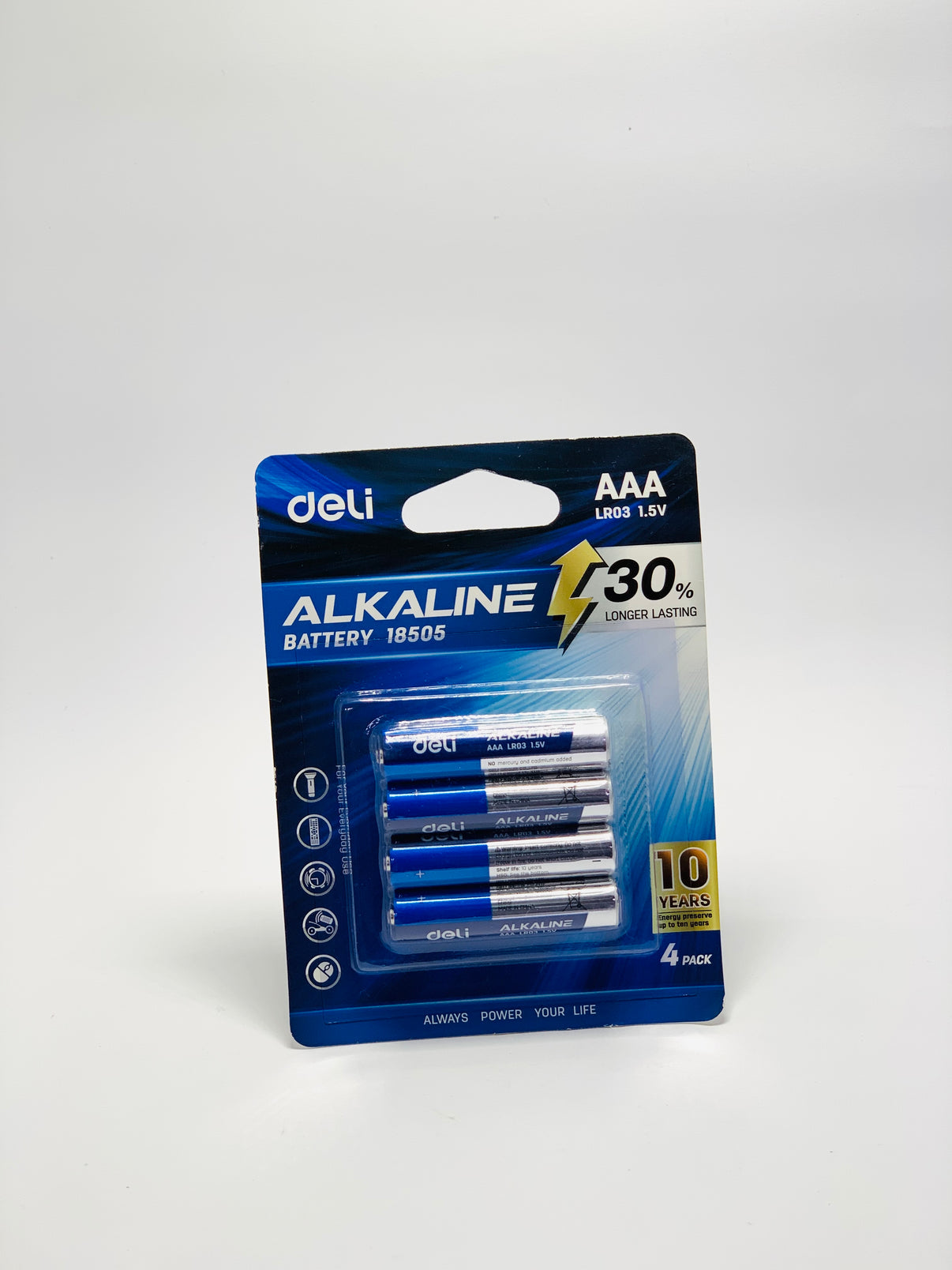 DELI AAA 1.5 V BATTERY AL KALINE 18505 – AL NAHAR STATIONERY