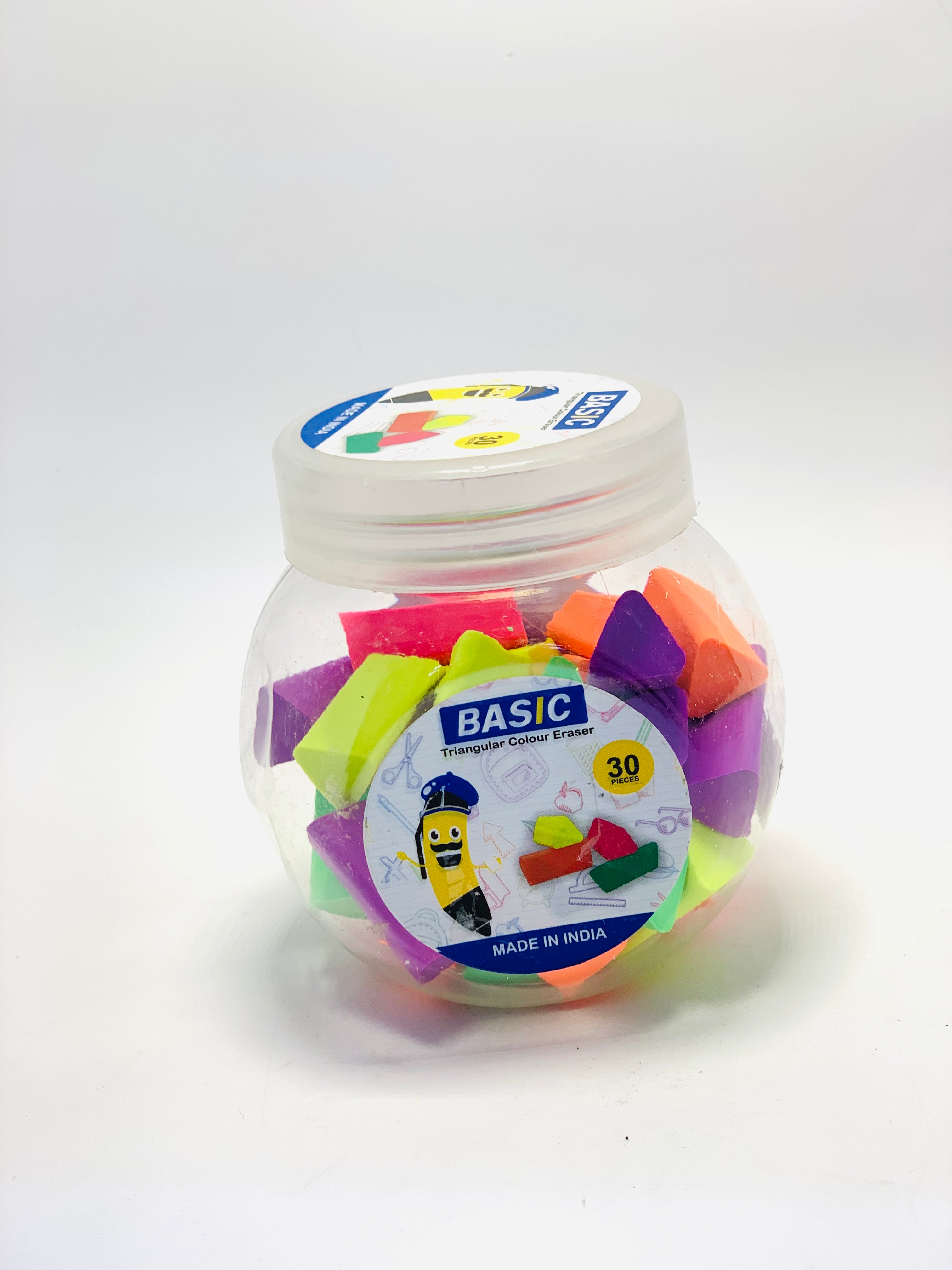 BASIC NEON COLOR TRIANGULAR ERASER BOTTLE – AL NAHAR STATIONERY