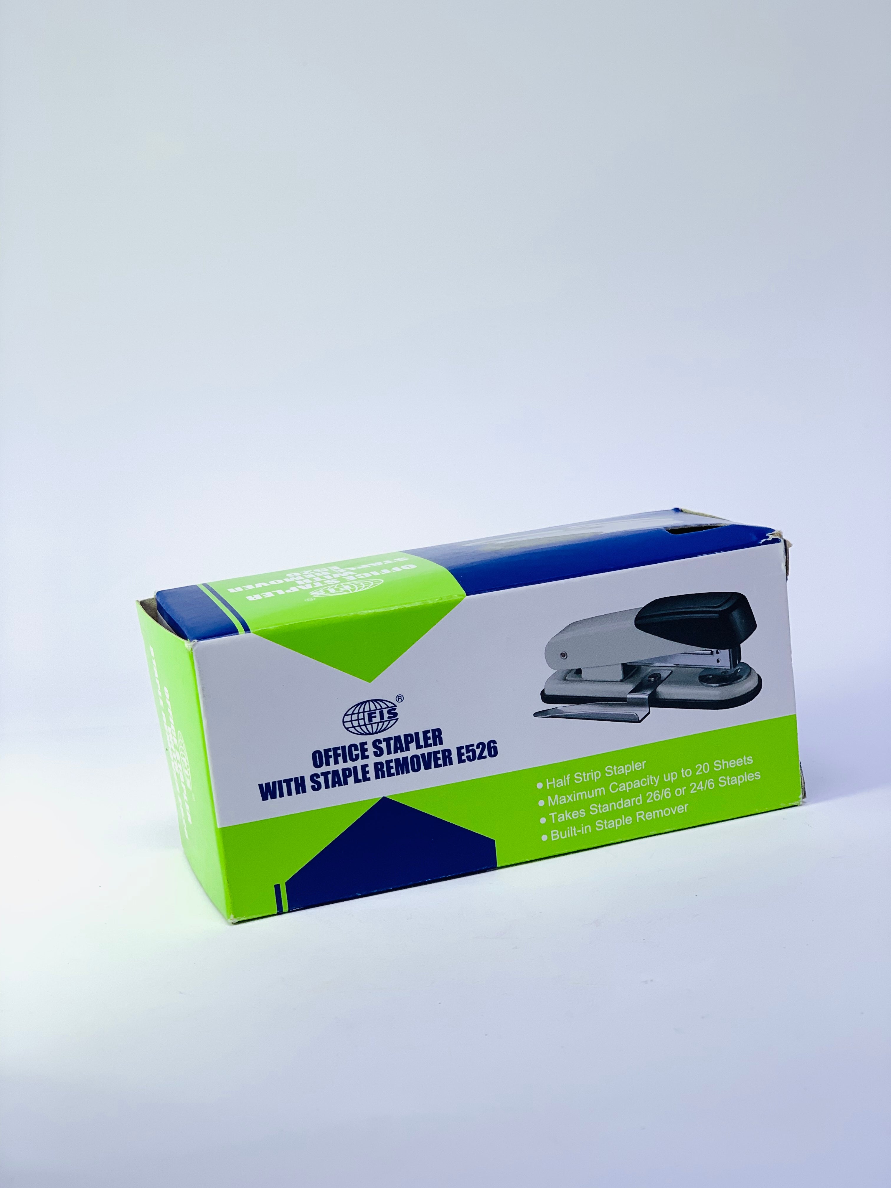 FIS OFFICE STAPLER WITH STAPLE REMOVER E526 – AL NAHAR STATIONERY