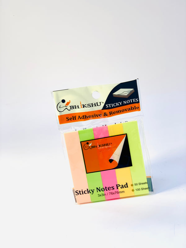 STICKY NOTES 3X3 76X76MM 100 SHEET – AL NAHAR STATIONERY