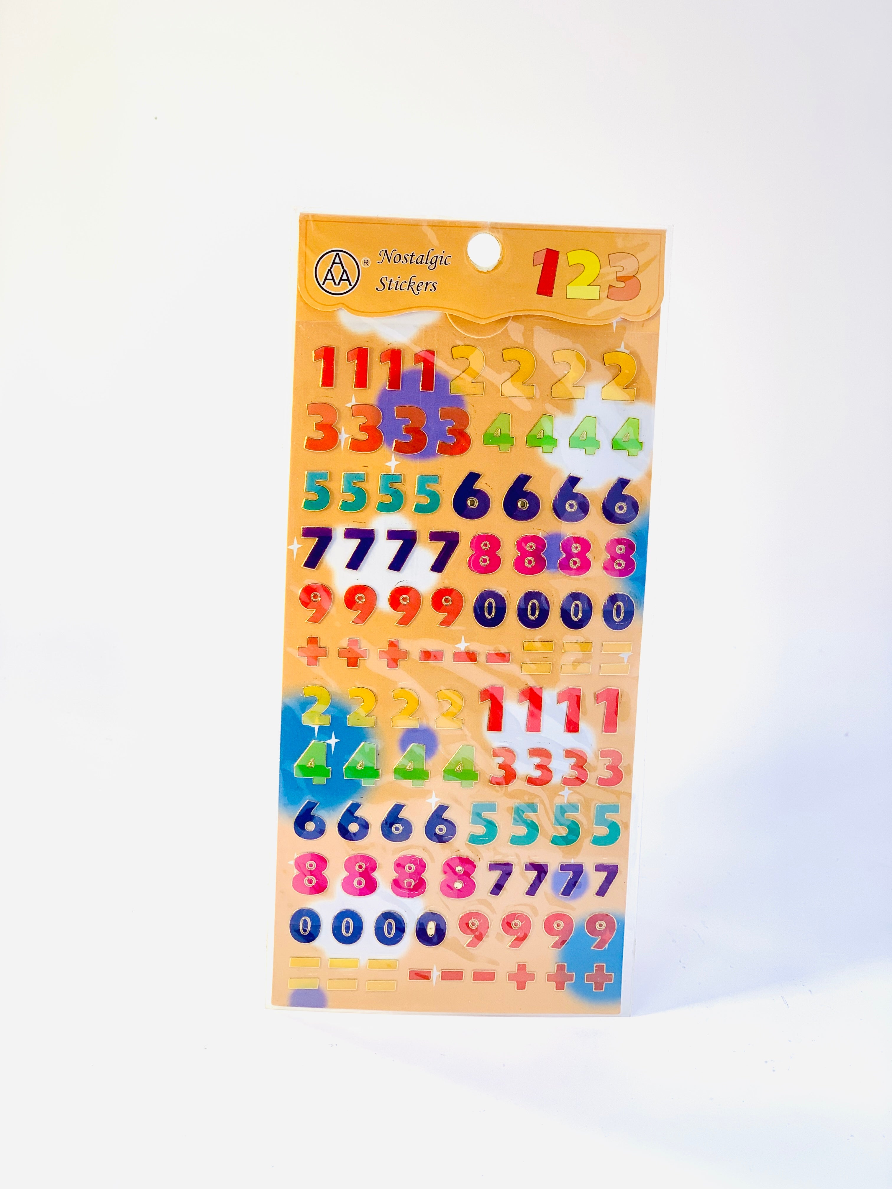 NUMBERS STICKERS – AL NAHAR STATIONERY