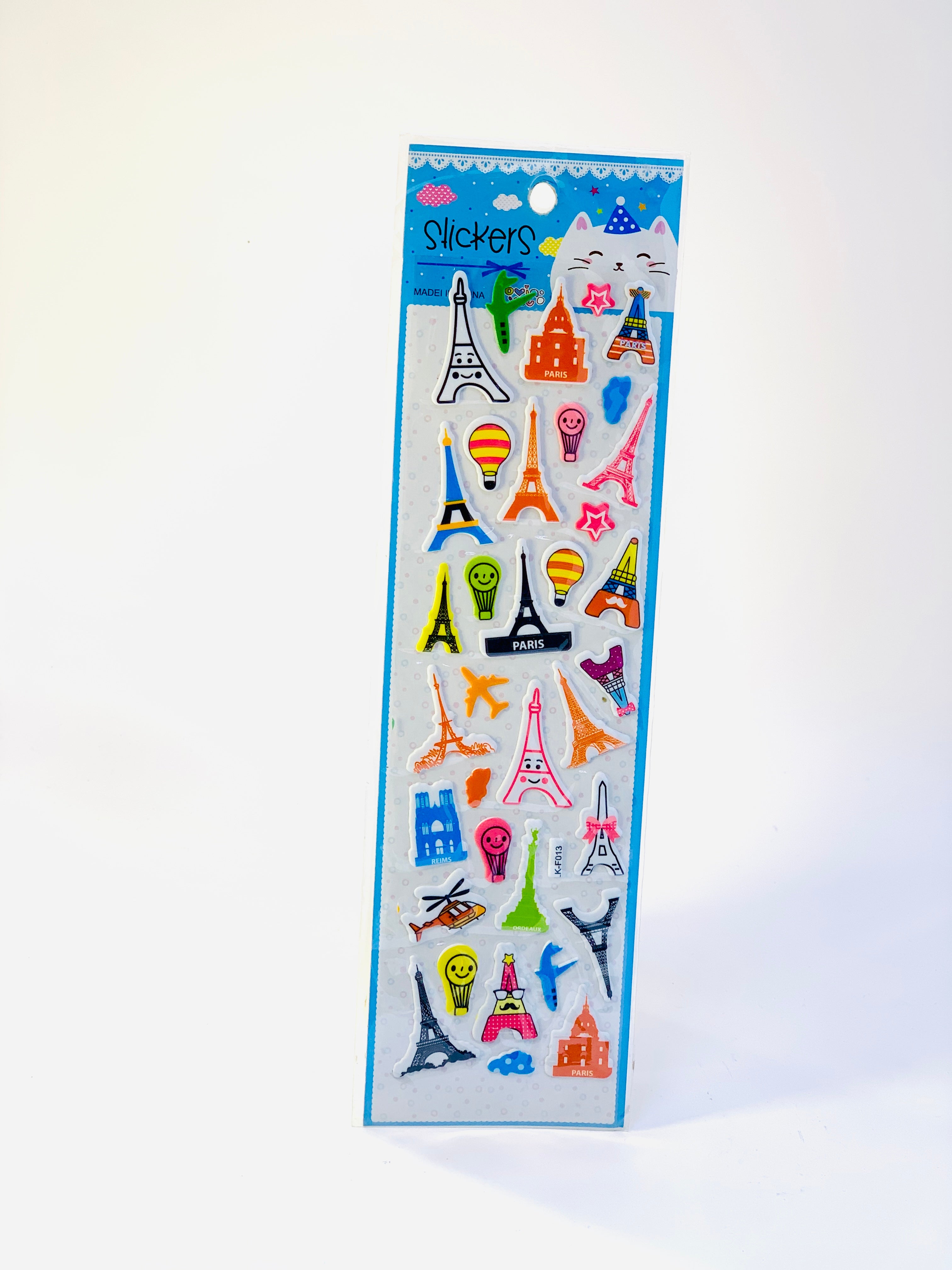 FRANCE TOWERS STICKERS – AL NAHAR STATIONERY