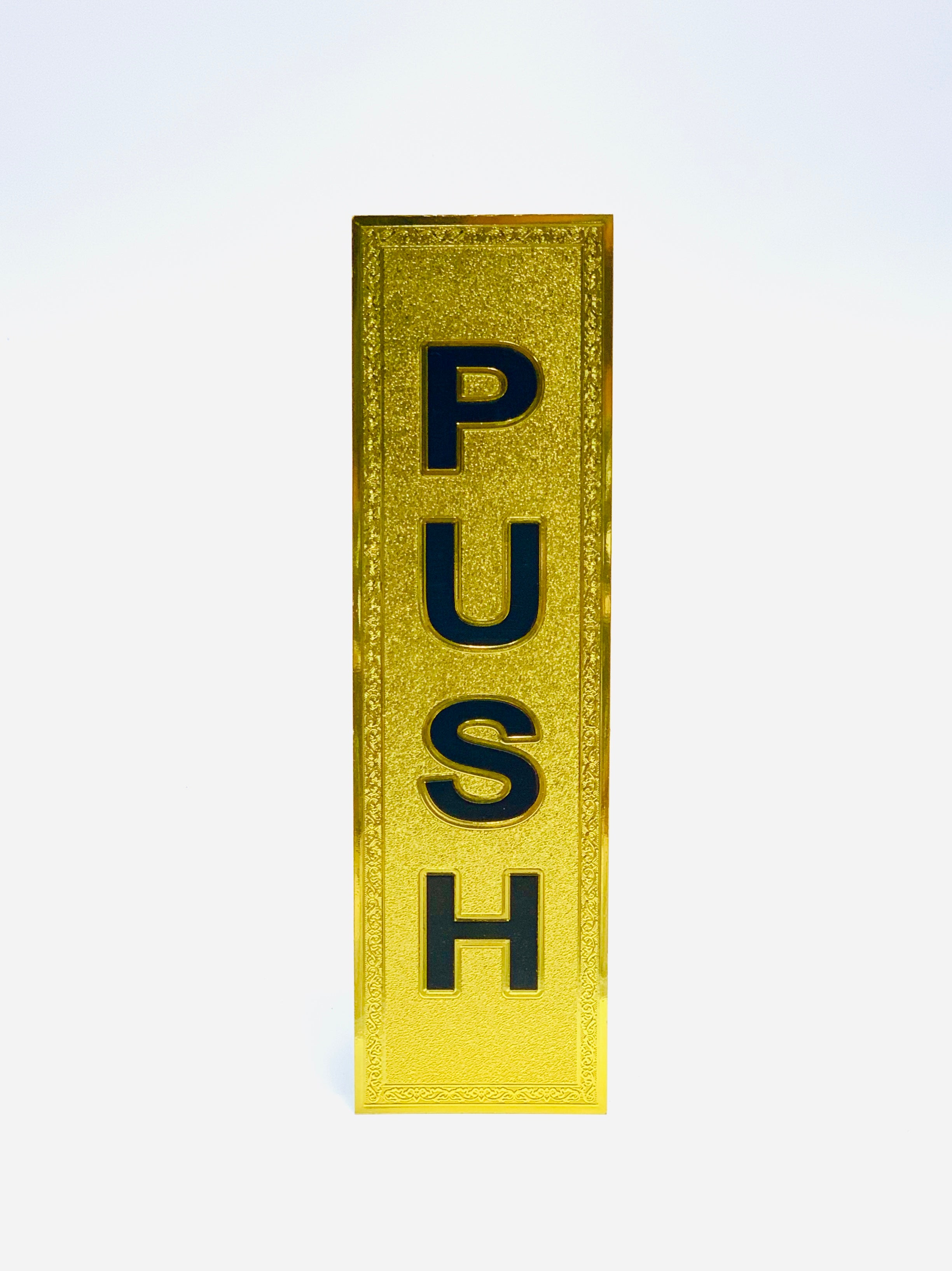 ALLUMINIUM GOLD PUSH STICKER – AL NAHAR STATIONERY