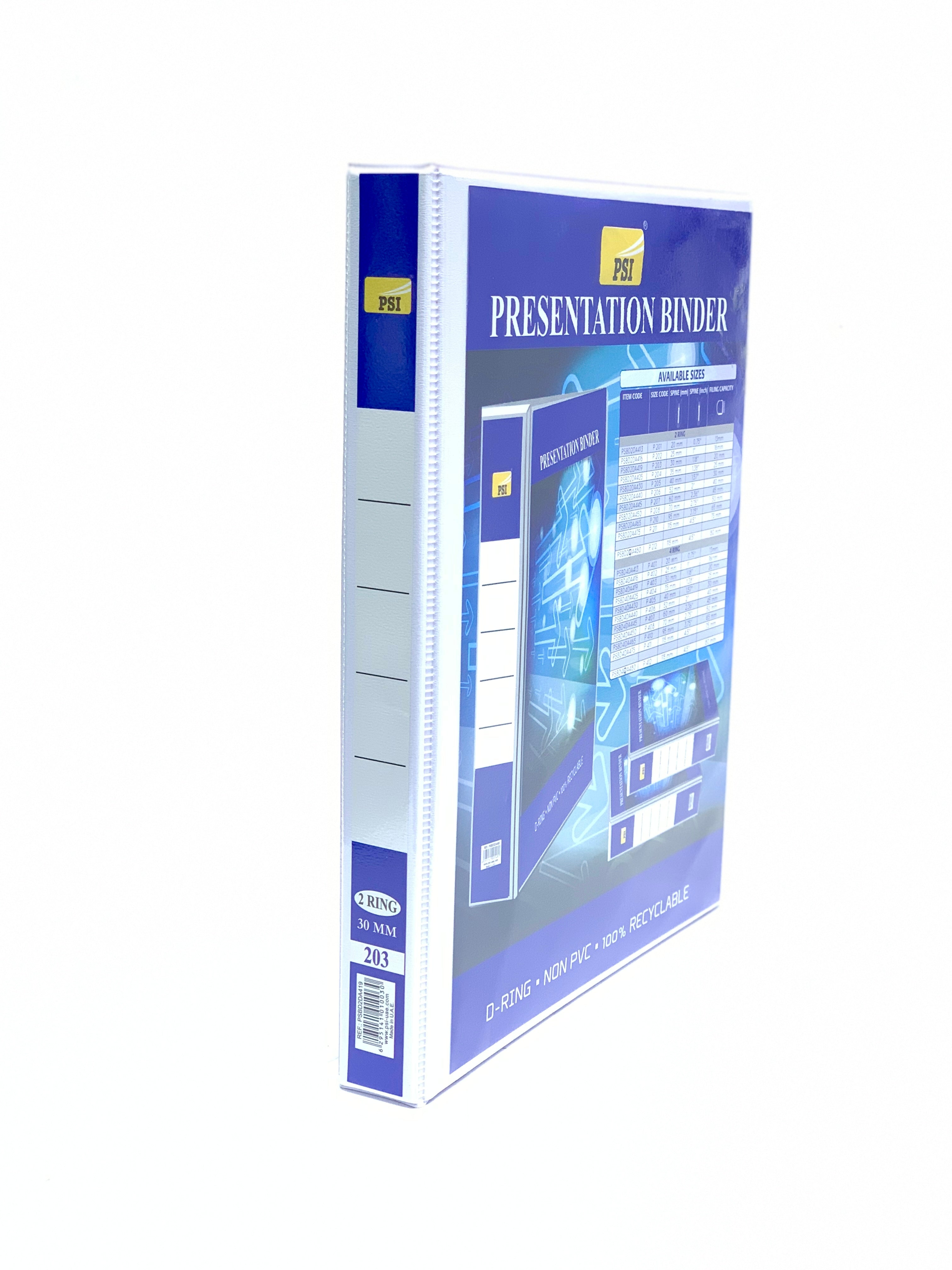 PSI PRESENTATION RING BINDER 30 MM 2 RING – AL NAHAR STATIONERY