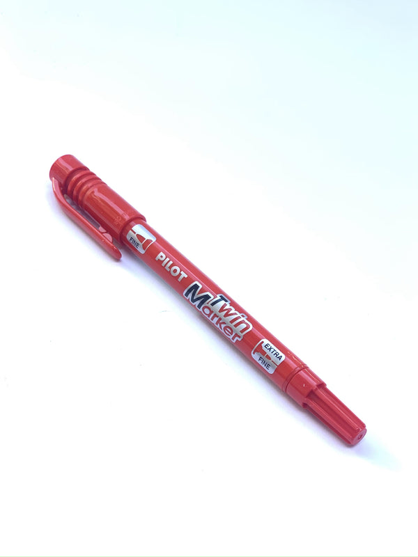 PILOT TWIN PERMANENT MARKER RED – AL NAHAR STATIONERY