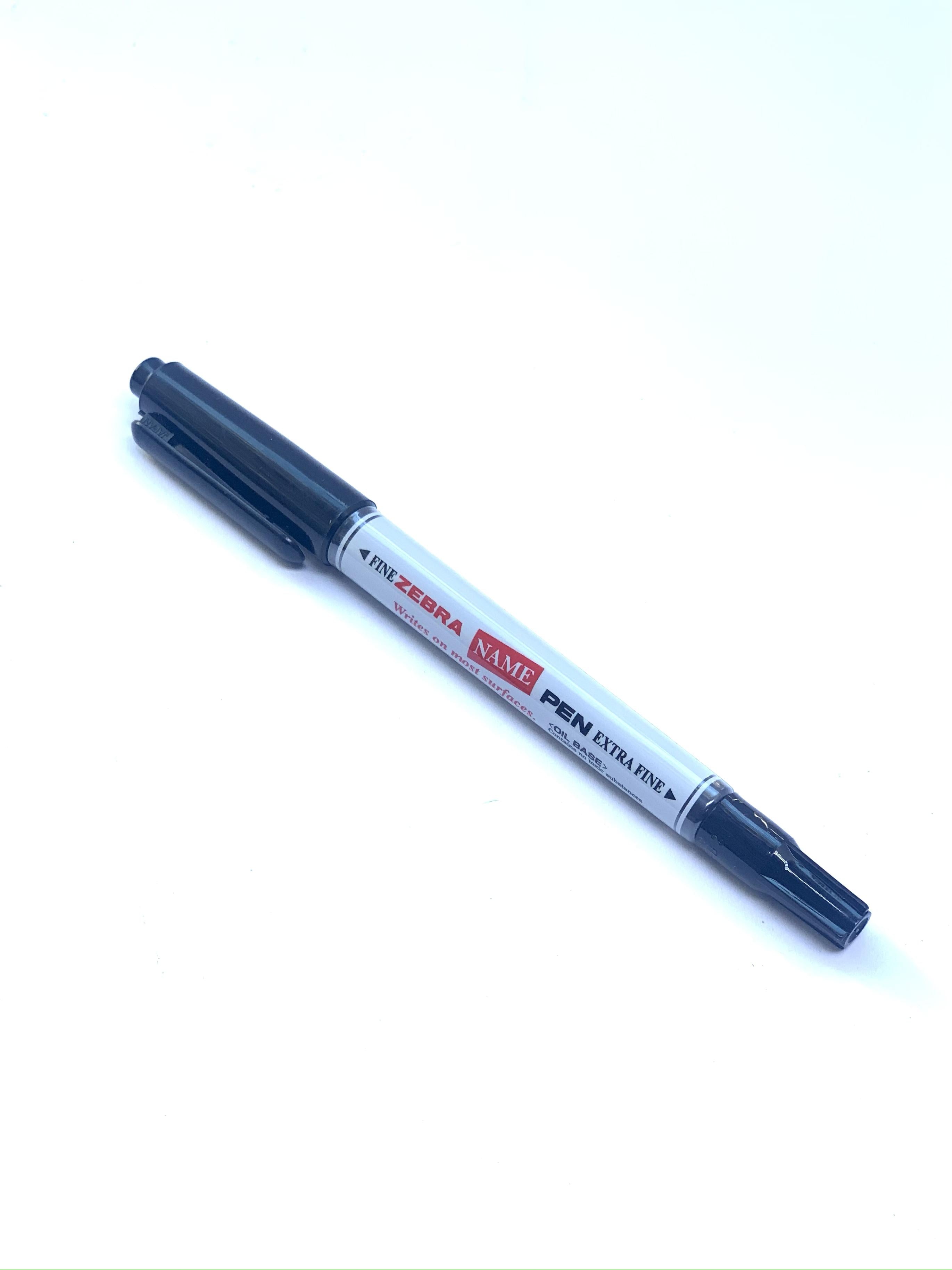 ZEBRA TWIN PERMANENT MARKER BLACK – AL NAHAR STATIONERY