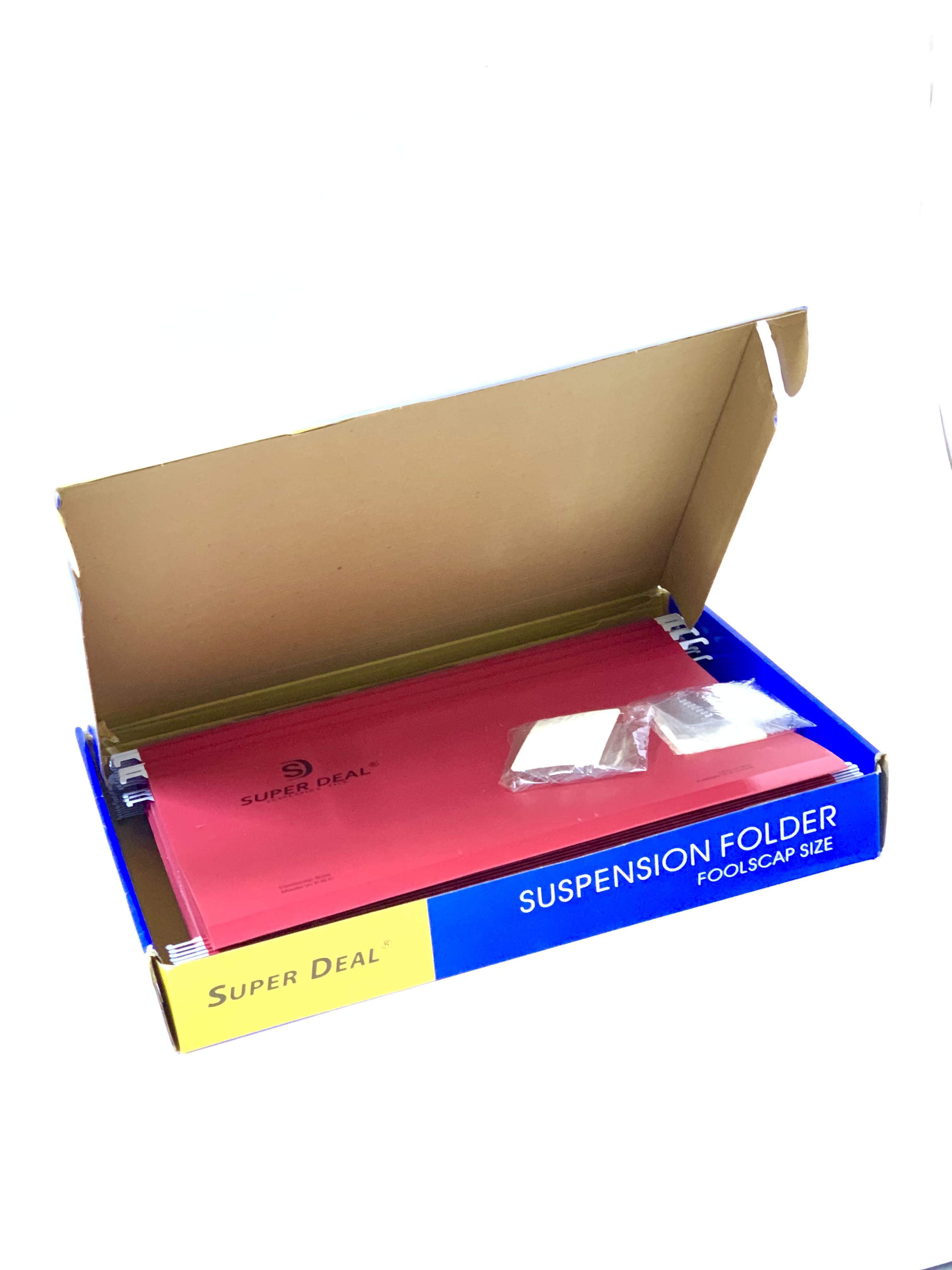 SUPER EAL SUSPENSION FOLDER 1X50 RED (HANGING FILE ) – AL NAHAR STATIONERY