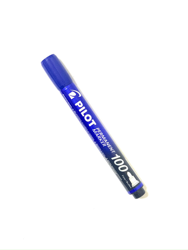 PILOT ACA-100 FINE FIN PERMANENT MARKER BLUE – AL NAHAR STATIONERY