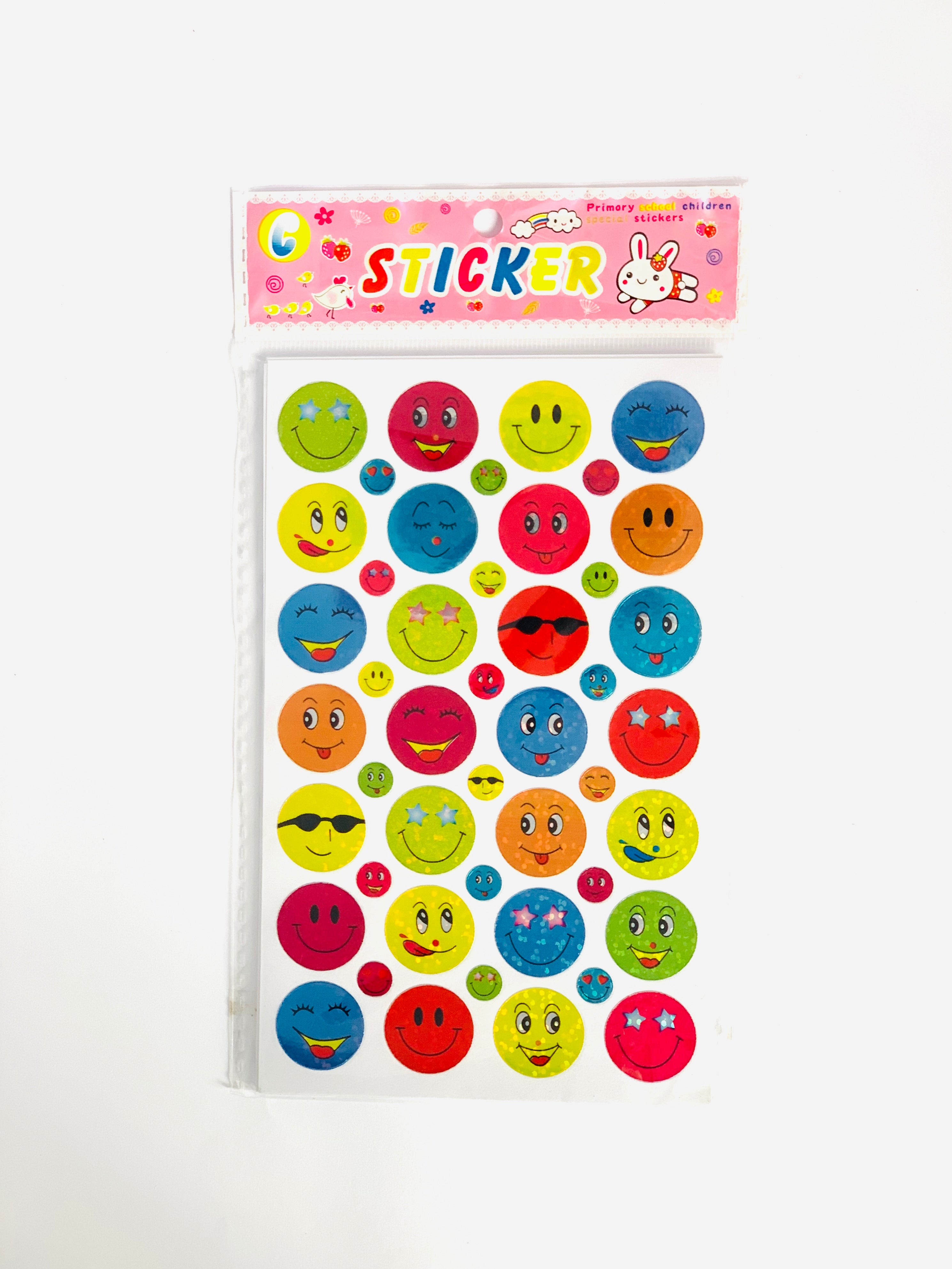 SMILEY STICKERS 1X10 SHEET – AL NAHAR STATIONERY
