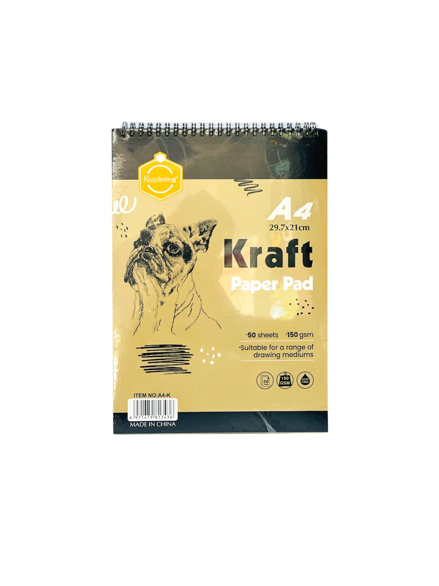 A4 KRAFT PAPER PAD BOOK 50SET – AL NAHAR STATIONERY