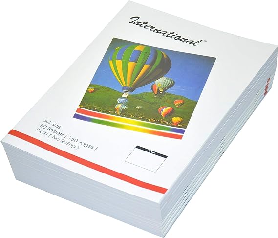 FIS International Exercise Books Plain, 160 Pages, A4 Size – AL NAHAR ...