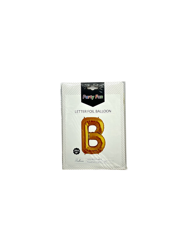 letter foil balloon B 100 cm – AL NAHAR STATIONERY