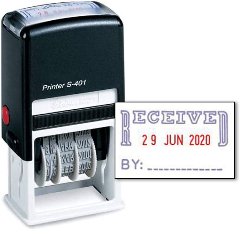 Automatic Inking Stamp With Date (Per Stamp ) – AL NAHAR STATIONERY