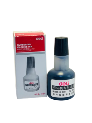 Deli Numbering Machine Ink black – AL NAHAR STATIONERY